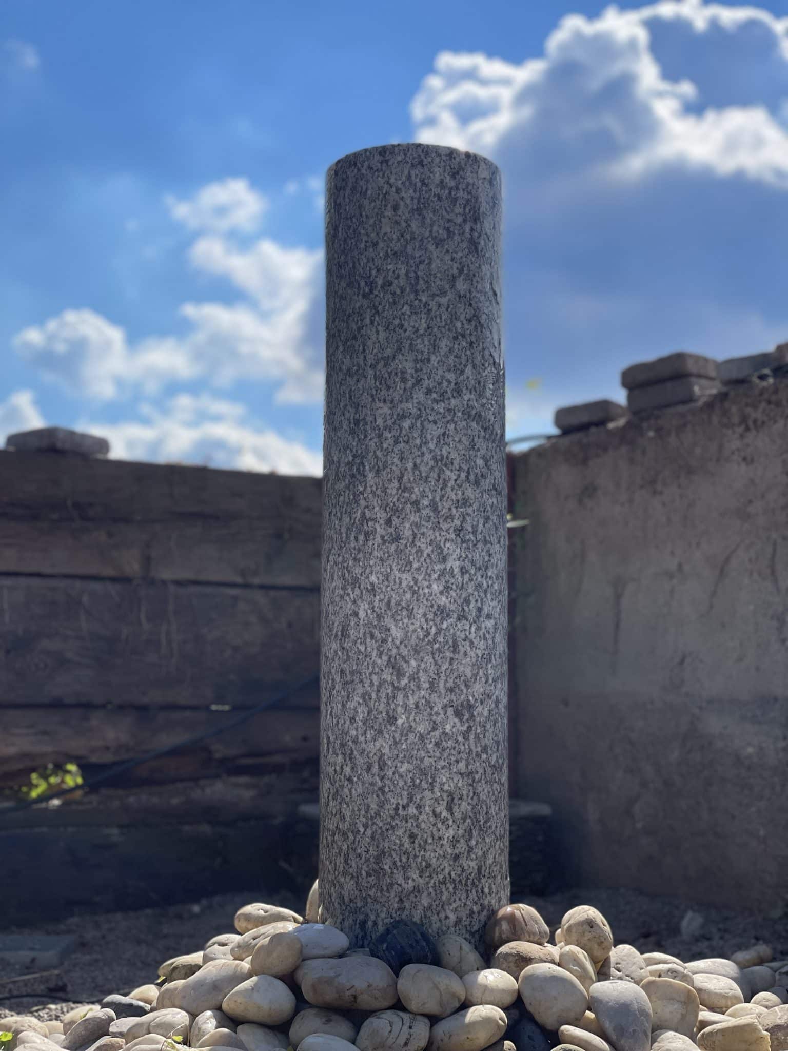 Granite Round Column 90cm high - Ornamental Classics