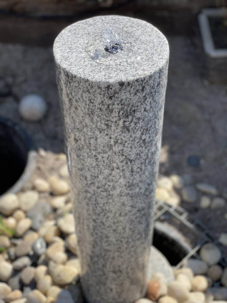 Granite Round Column 90cm high - Ornamental Classics