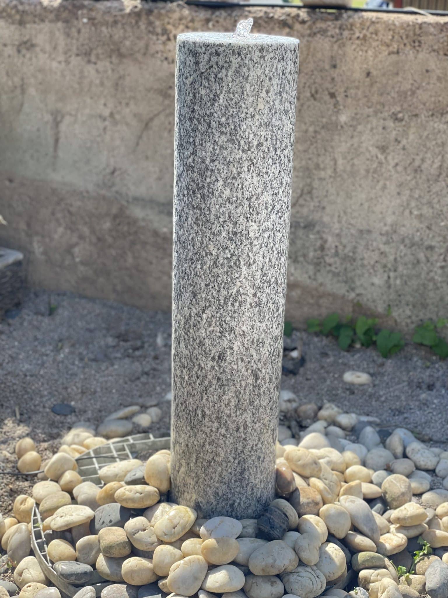 Granite Round Column 90cm high - Ornamental Classics